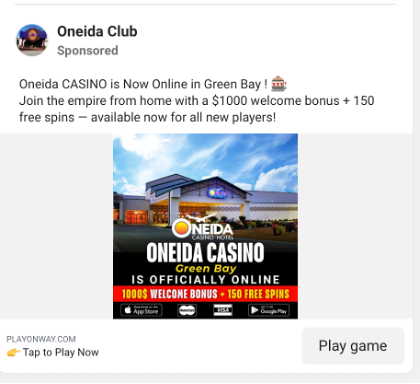 Scam Alert - Oneida Casino Hotel - Where Winners Play!